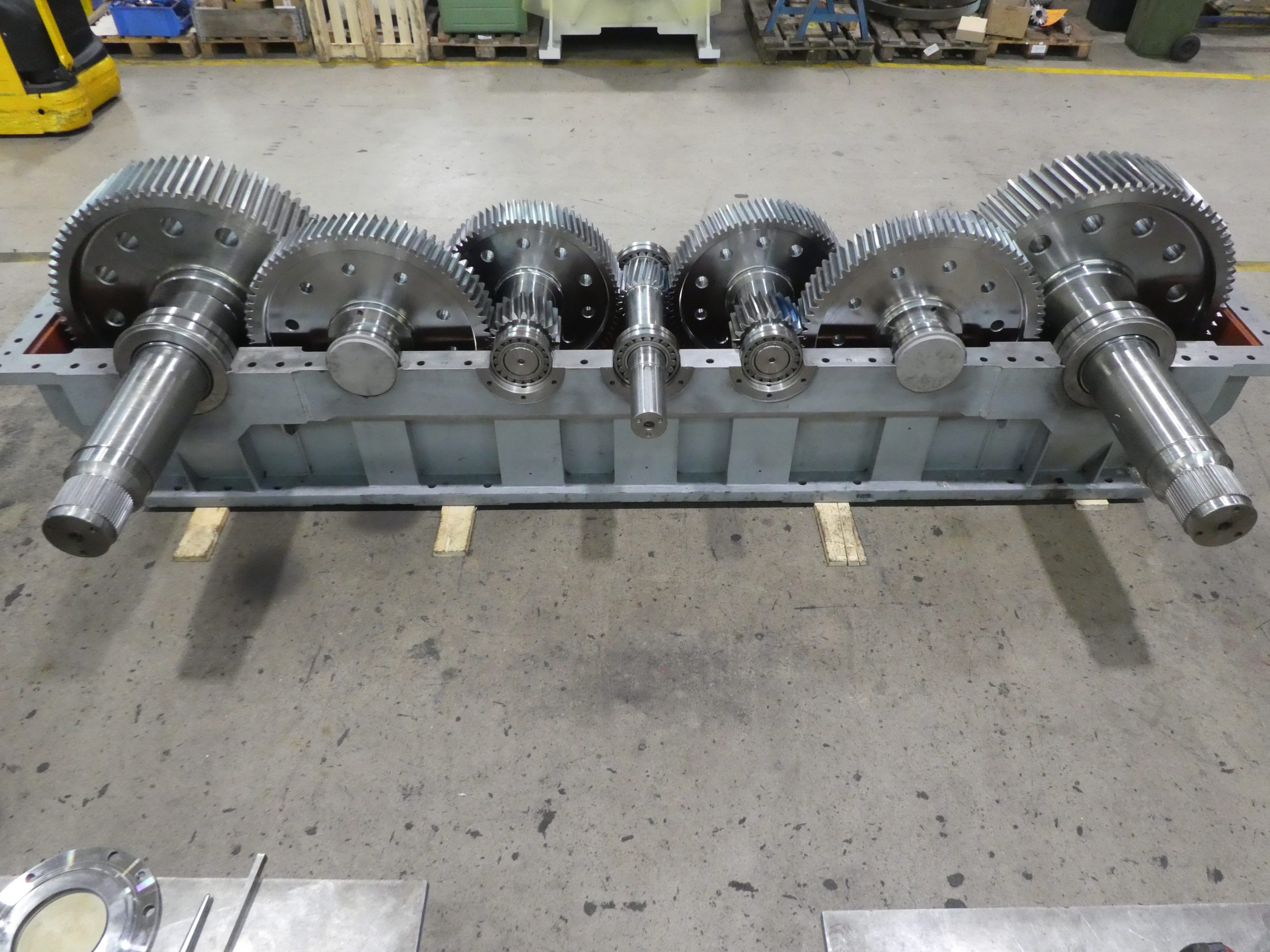 Instandsetzung eines Hubgetriebes Pintsch Bamag KWEA-2x